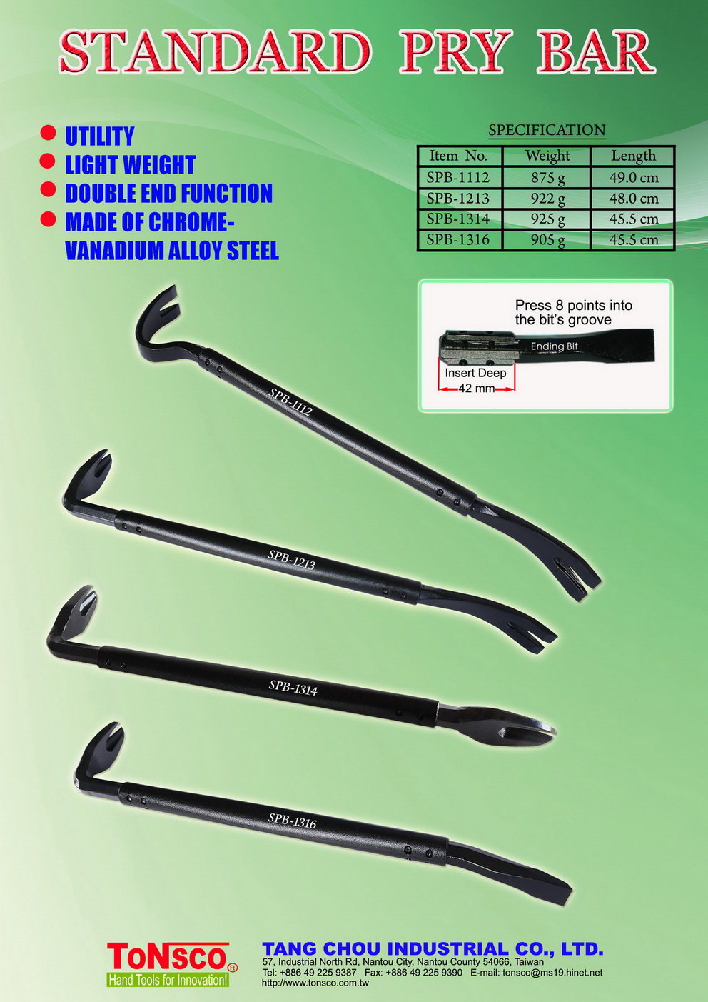Standard Pry Bar